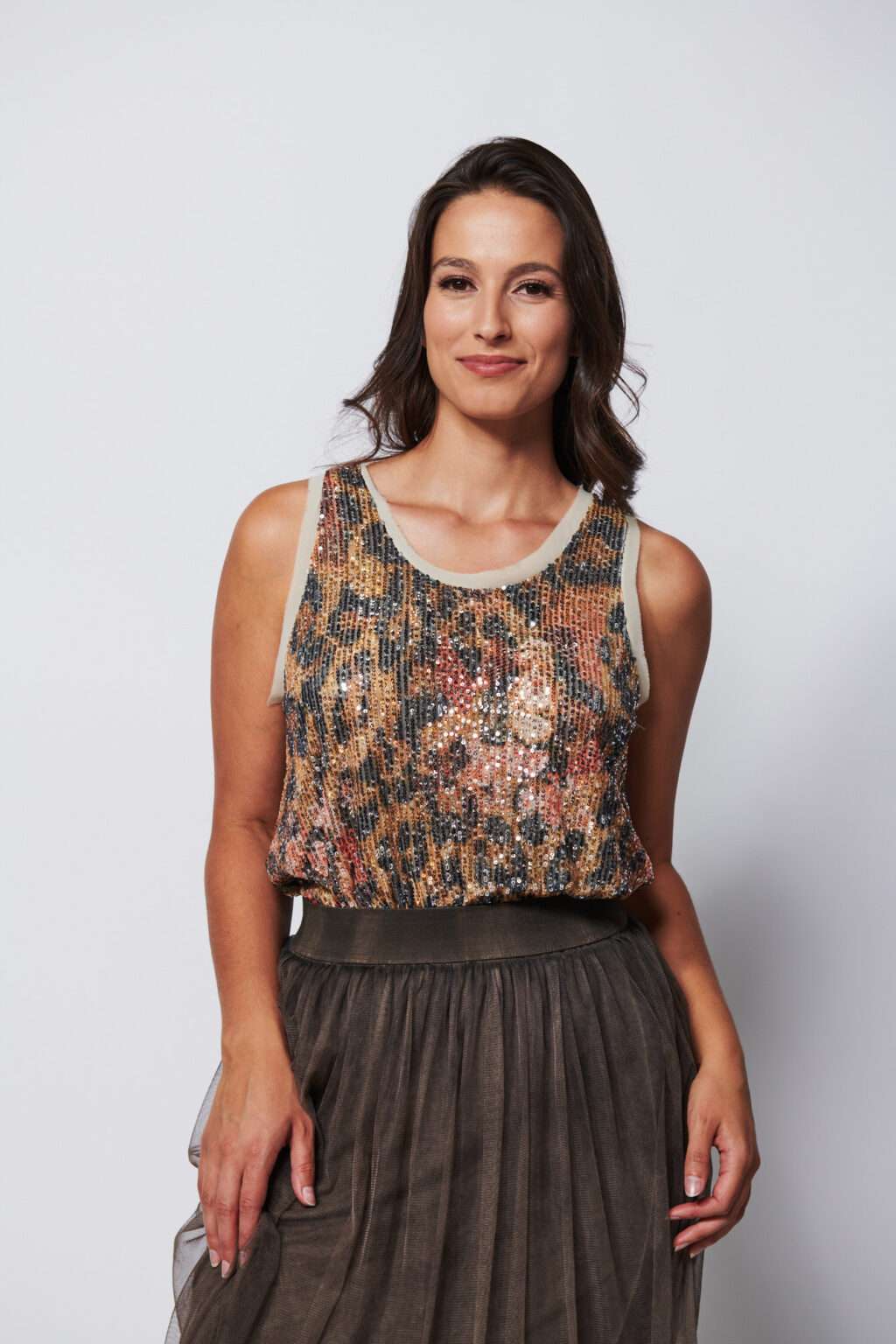 Mare Sequined Cami – Amici | Made In Italy