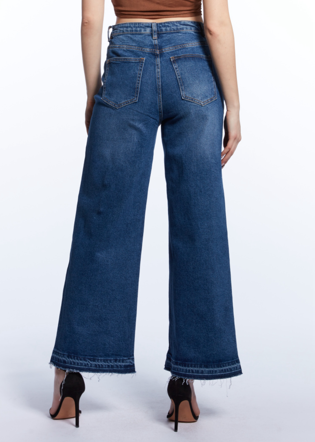 Laura Wide Leg Denim – Amici | Made In Italy